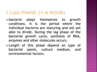 Bacterial growth curves | PPTX