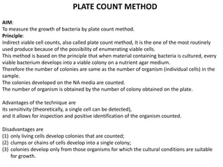Bacterial growth measurement | PPTX | Infectious Diseases | Diseases ...