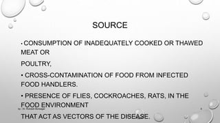 Bacterial infection, food borne bacterial infection | PPTX