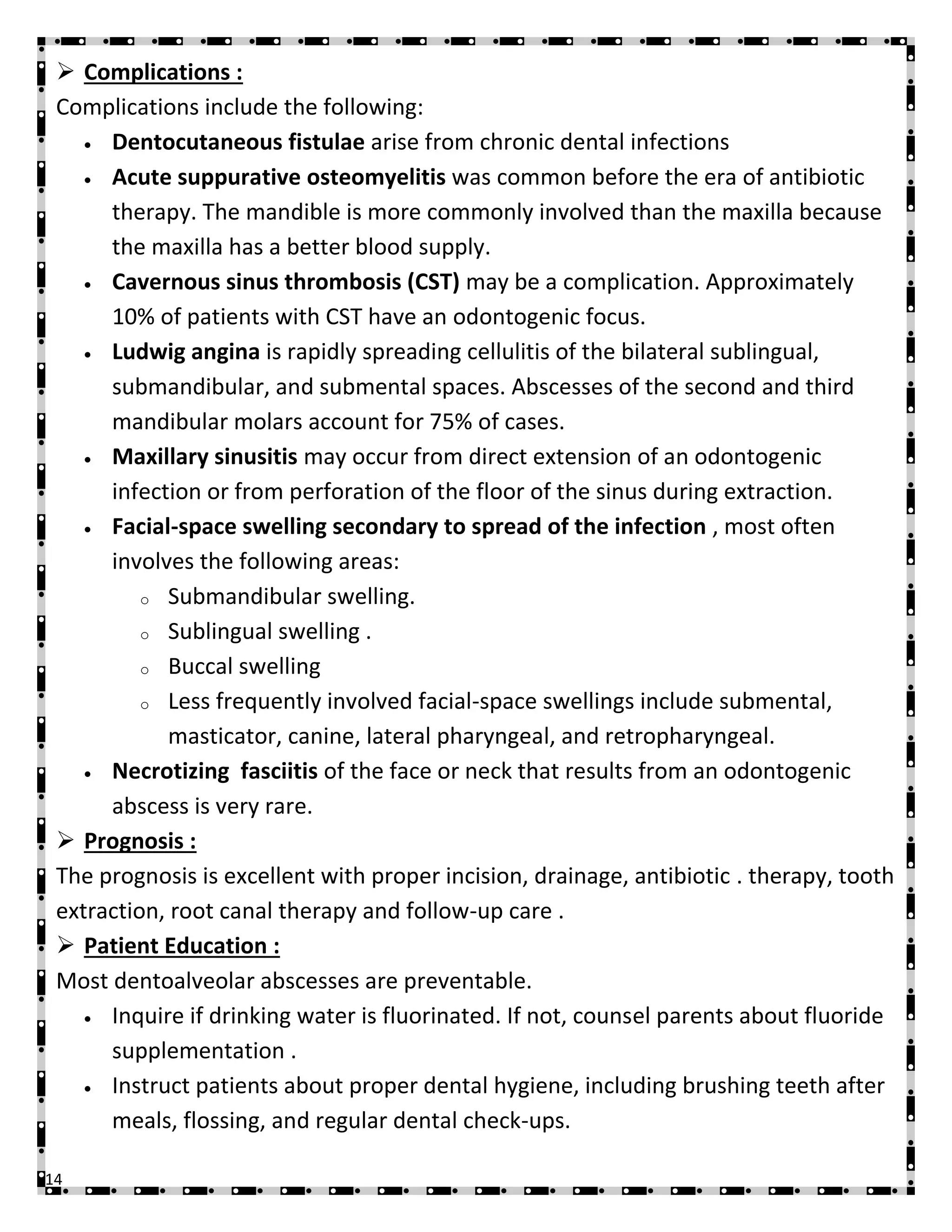 Bacterial infection affecting teeth Dental Abscess | DOCX