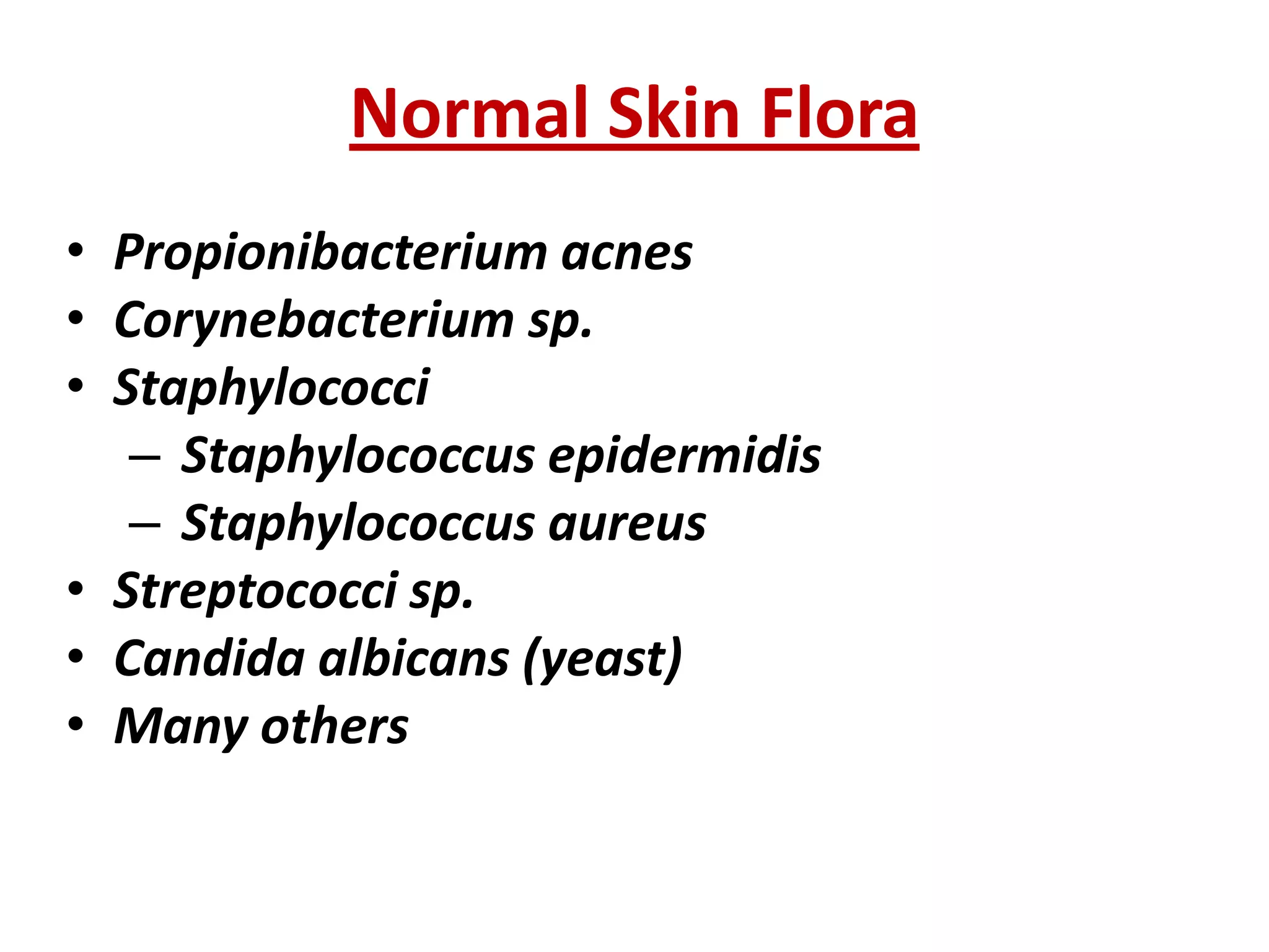 Bacterial infection of the skin | PPTX
