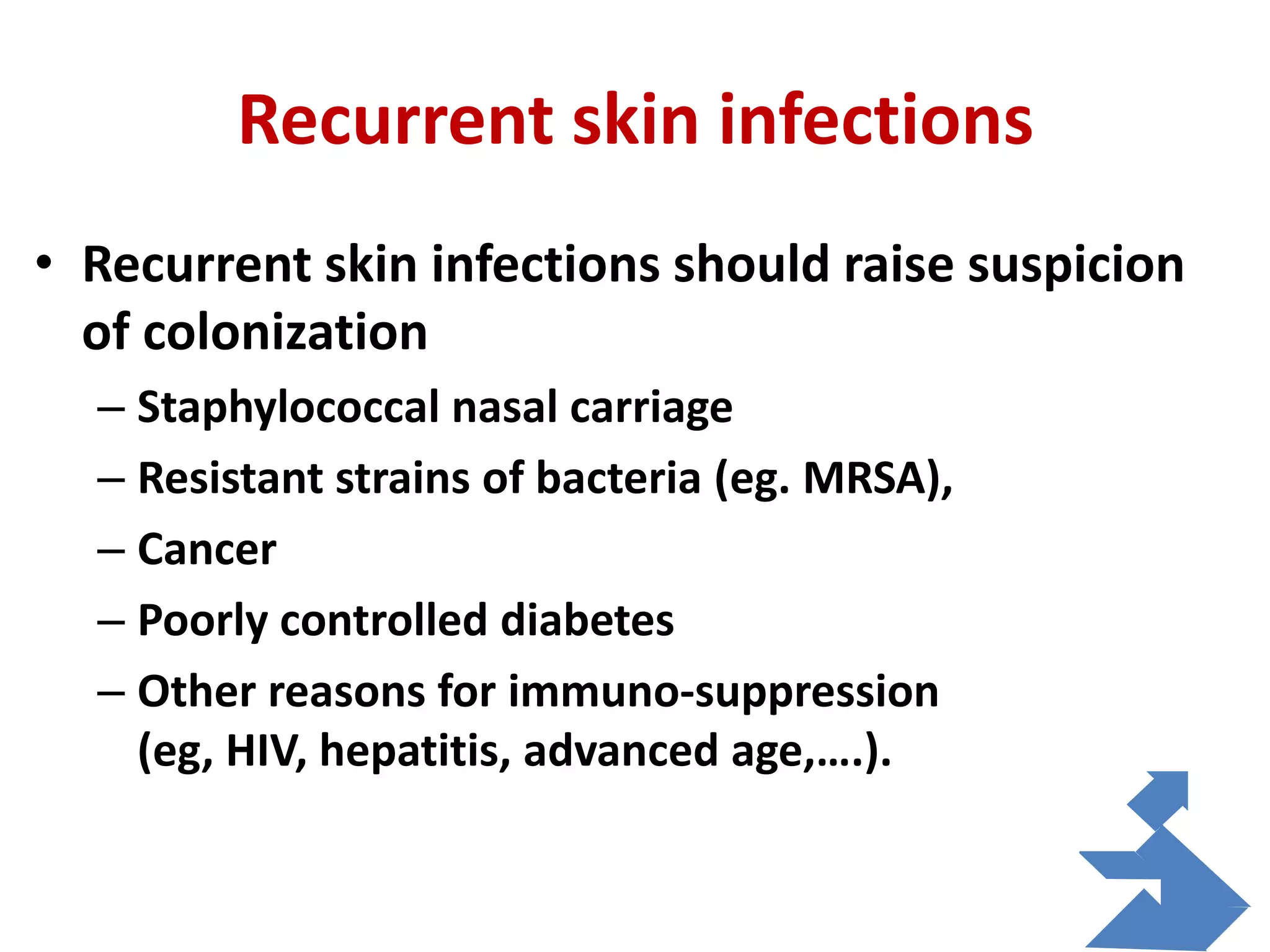 Bacterial infection of the skin | PPTX