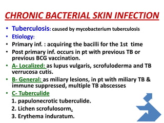 Bacterial infection of the skin | PPTX