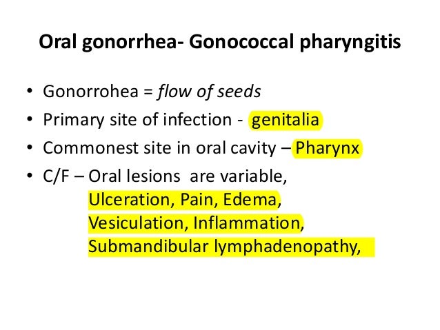 Bacterial infections of mouth
