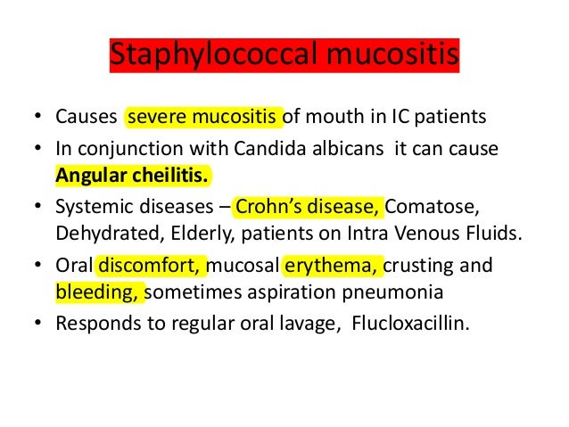 Mucositis Pathophysiology