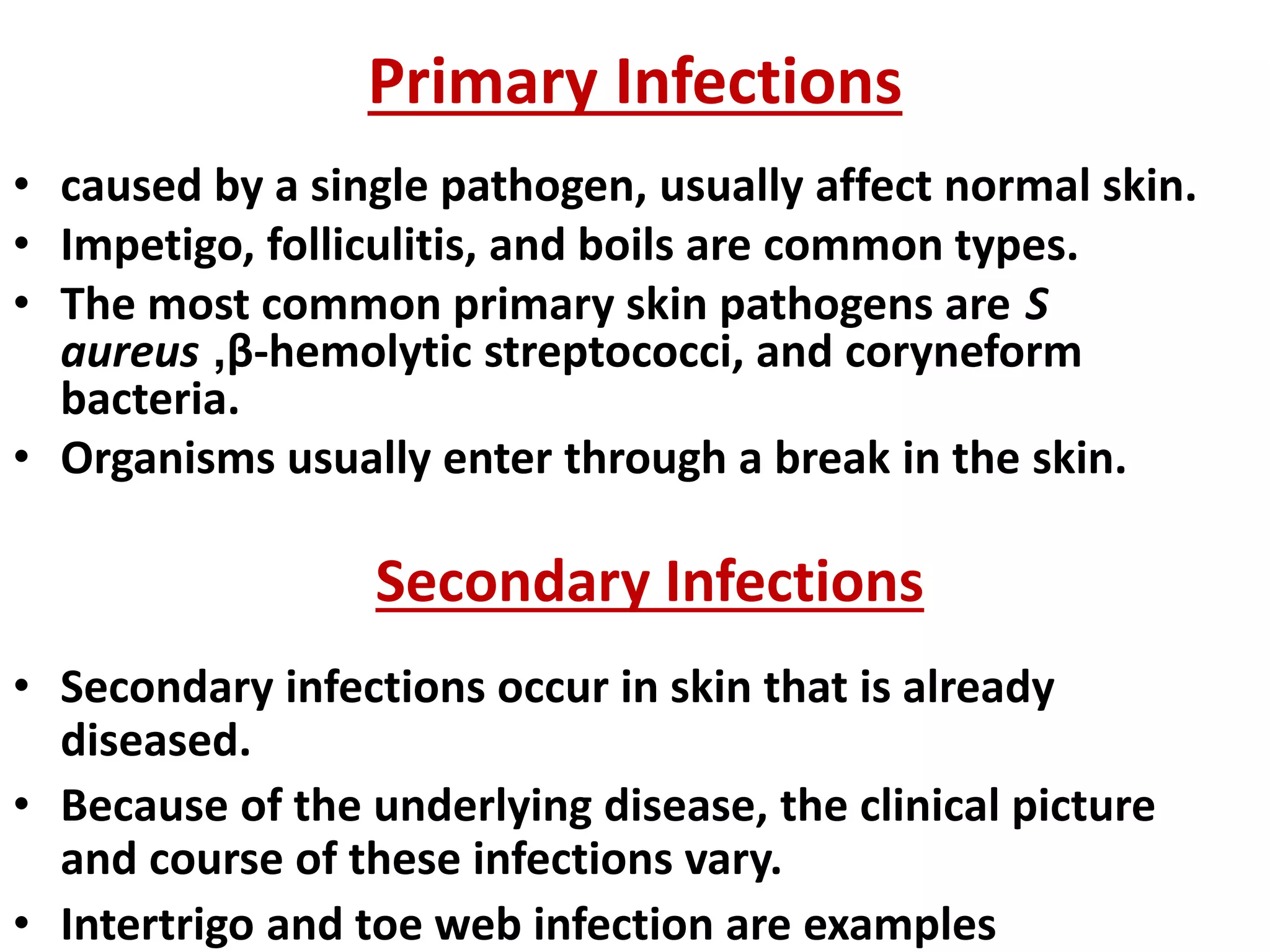 Bacterial skin infections | PPTX