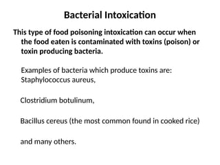 bacterial intoxication and infectious microbs | PPTX | Infectious ...