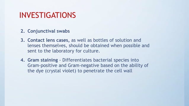 BACTERIAL KERATITIS POWERPOINT PRESENTATION | PPTX