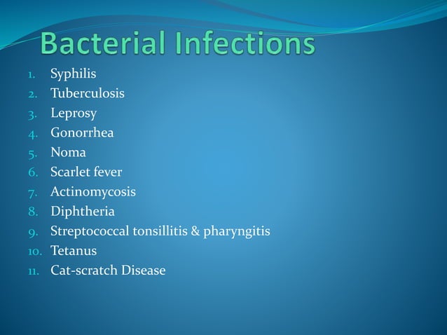 Bacterial lesion by Dr. Gaurav Salunkhe | PPT