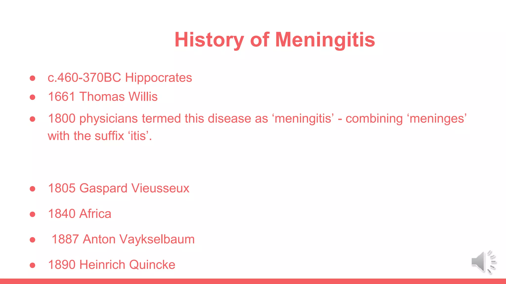 Bacterial meningitis | PPTX