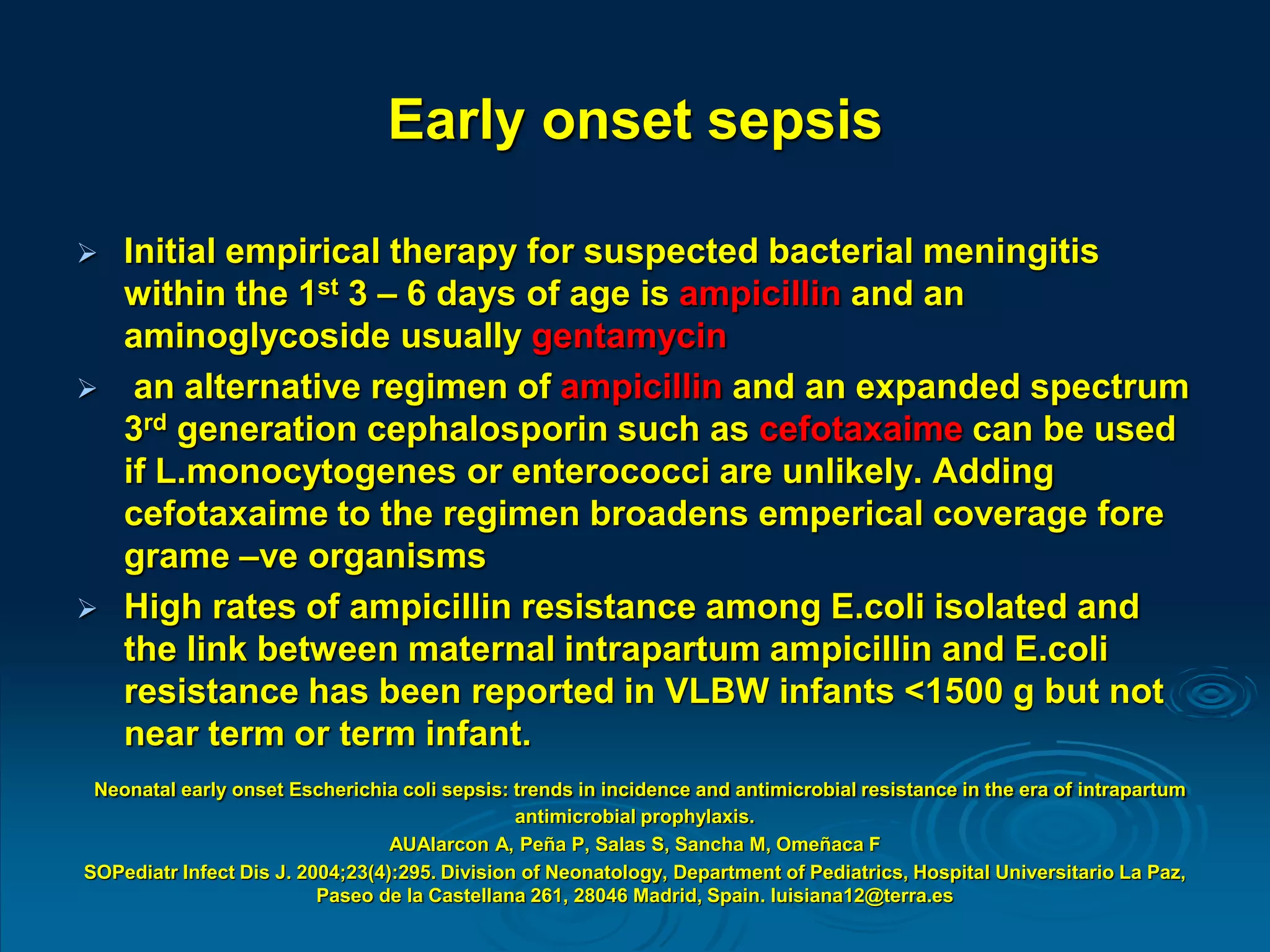 Bacterial meningitis in the neonate | PPTX