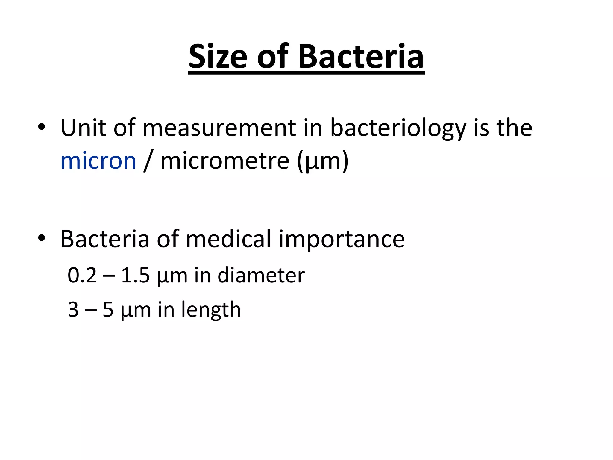 Bacterial morphology & anatomy | PPSX