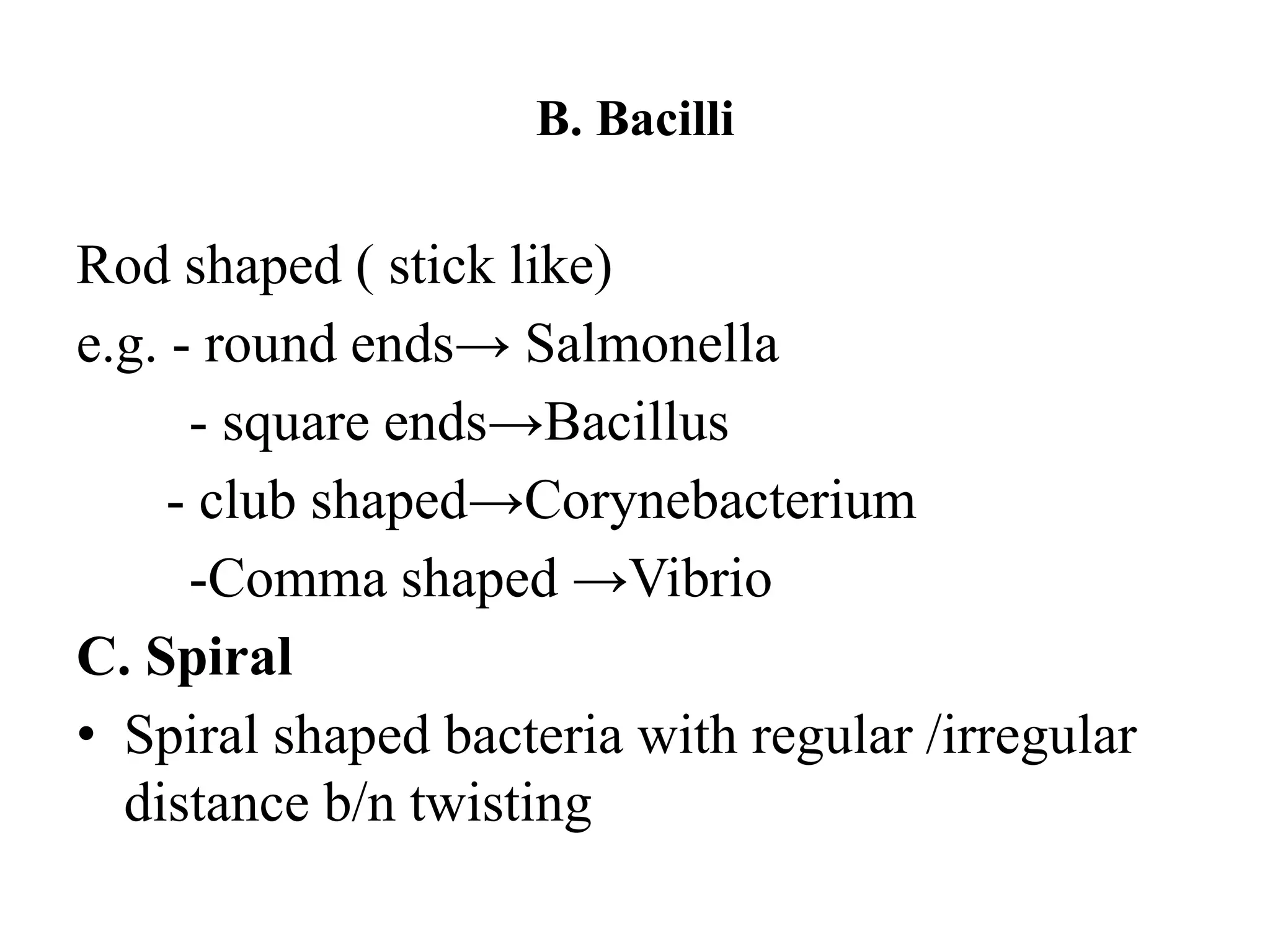 Bacterial of Classification.pptx | Biological Sciences | Science