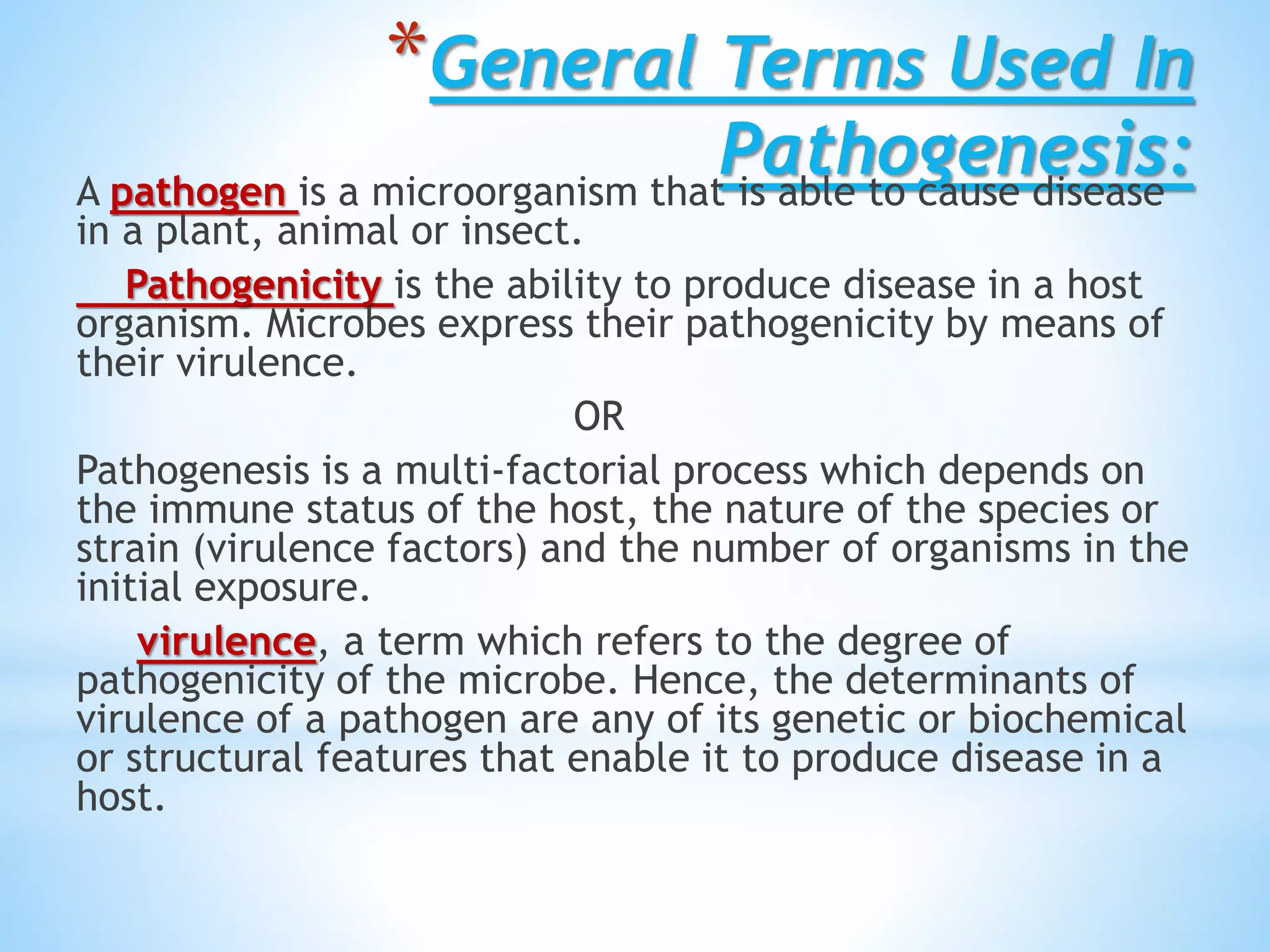 Bacterial Pathogenesis | PPTX