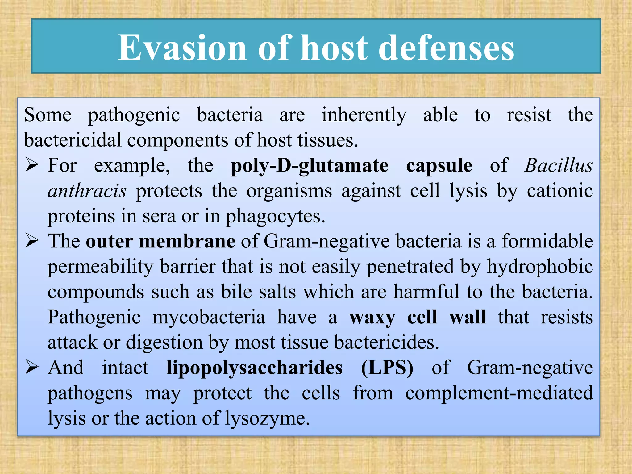 Bacterial pathogenesis | PPTX