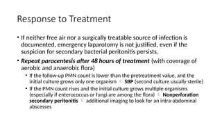 Surgical guidelines on bacterial peritonitis | PPTX