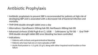 Surgical guidelines on bacterial peritonitis | PPT