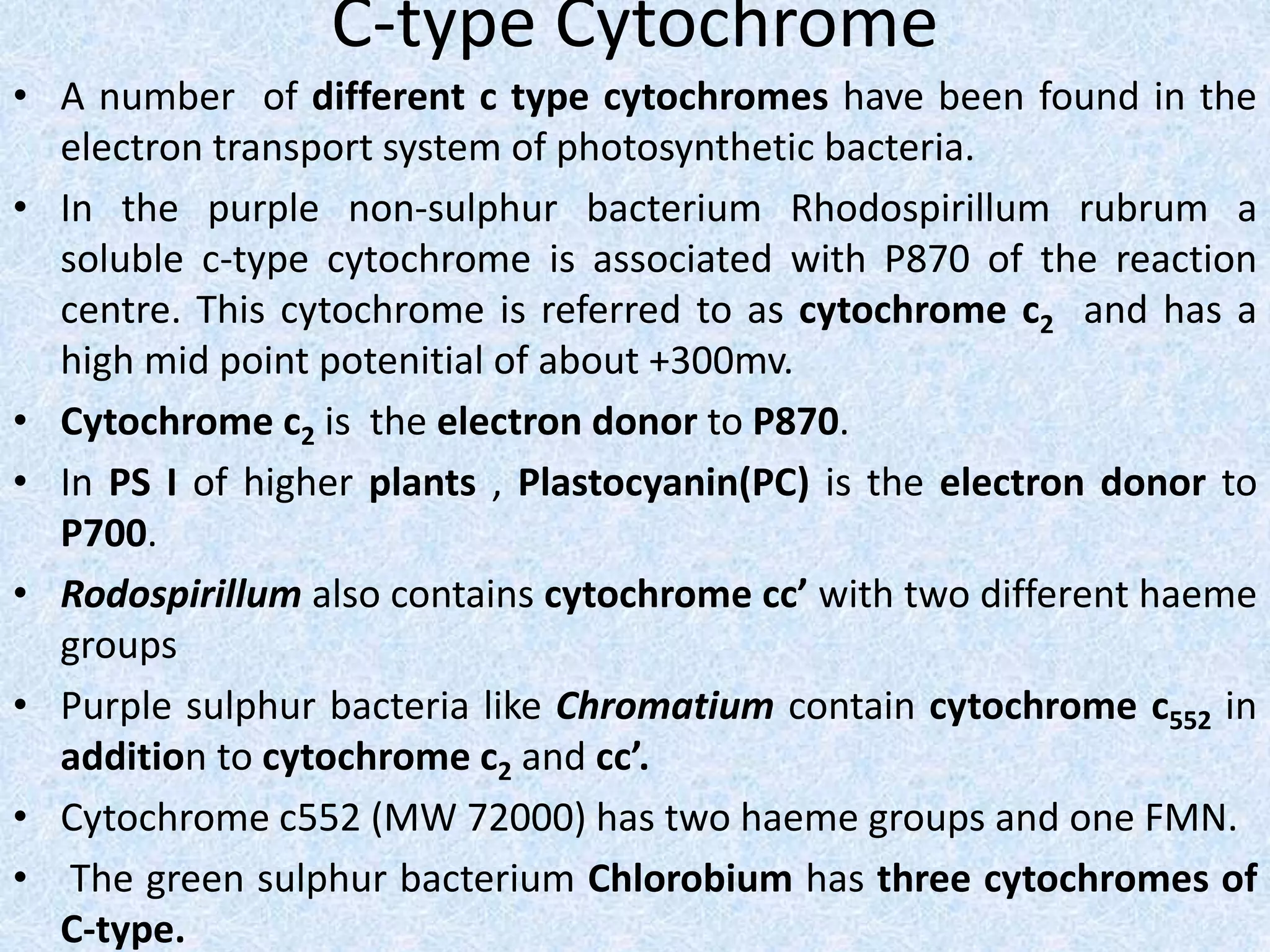 Bacterial photosynthesis 2020 | PPT