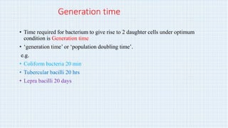 Bacterial physiologogy | PPTX | Chemistry | Science