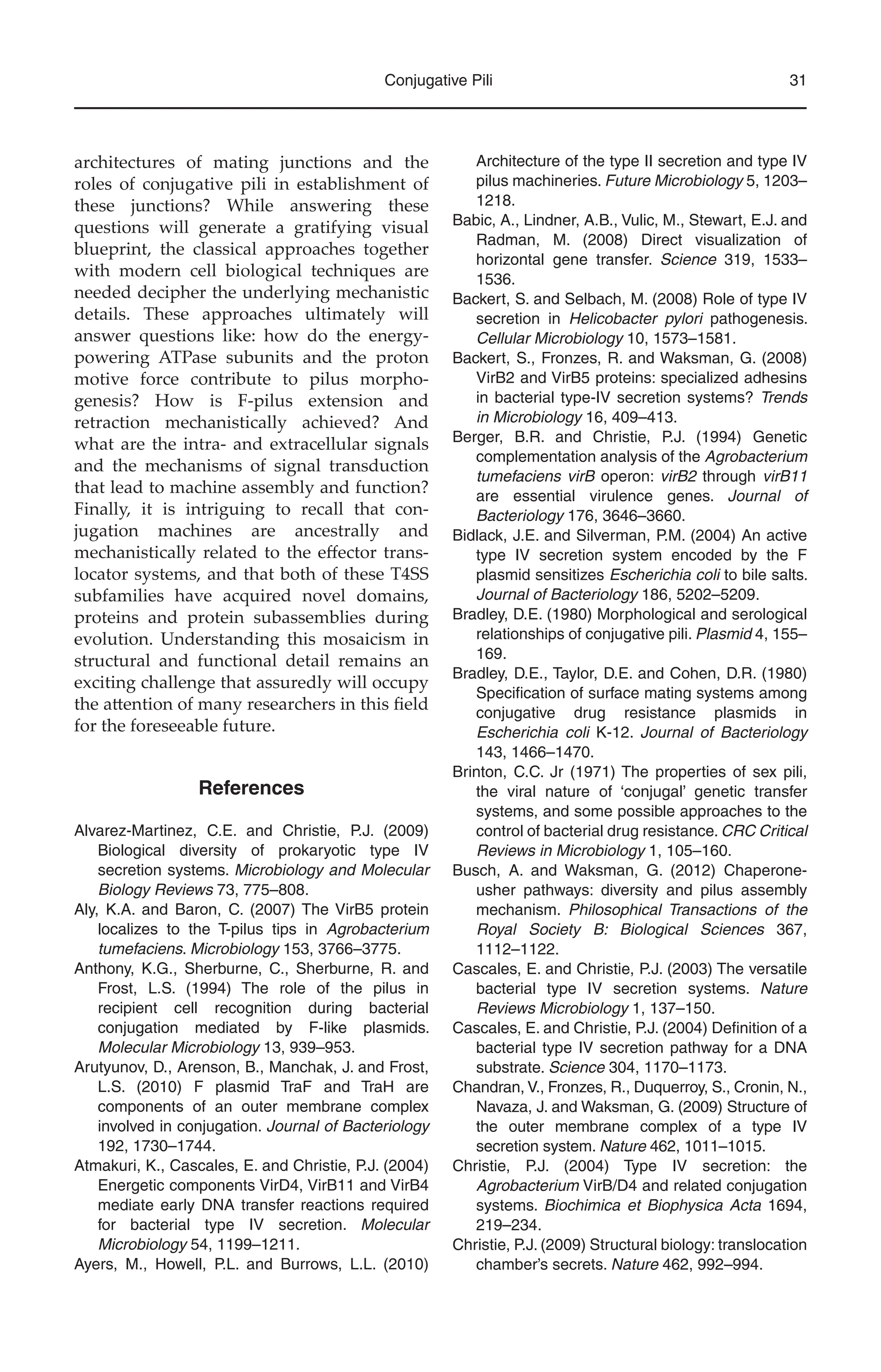 Bacterial pili- structure, synthesis and role in disease.pdf