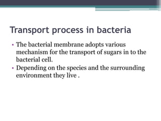 Bacterial plasma membrane permeases (HISTIDINE PERMEASE) | PPTX