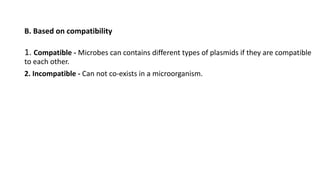 Lecture on Bacterial Plasmid by Dr. Avizit Sarker | PDF