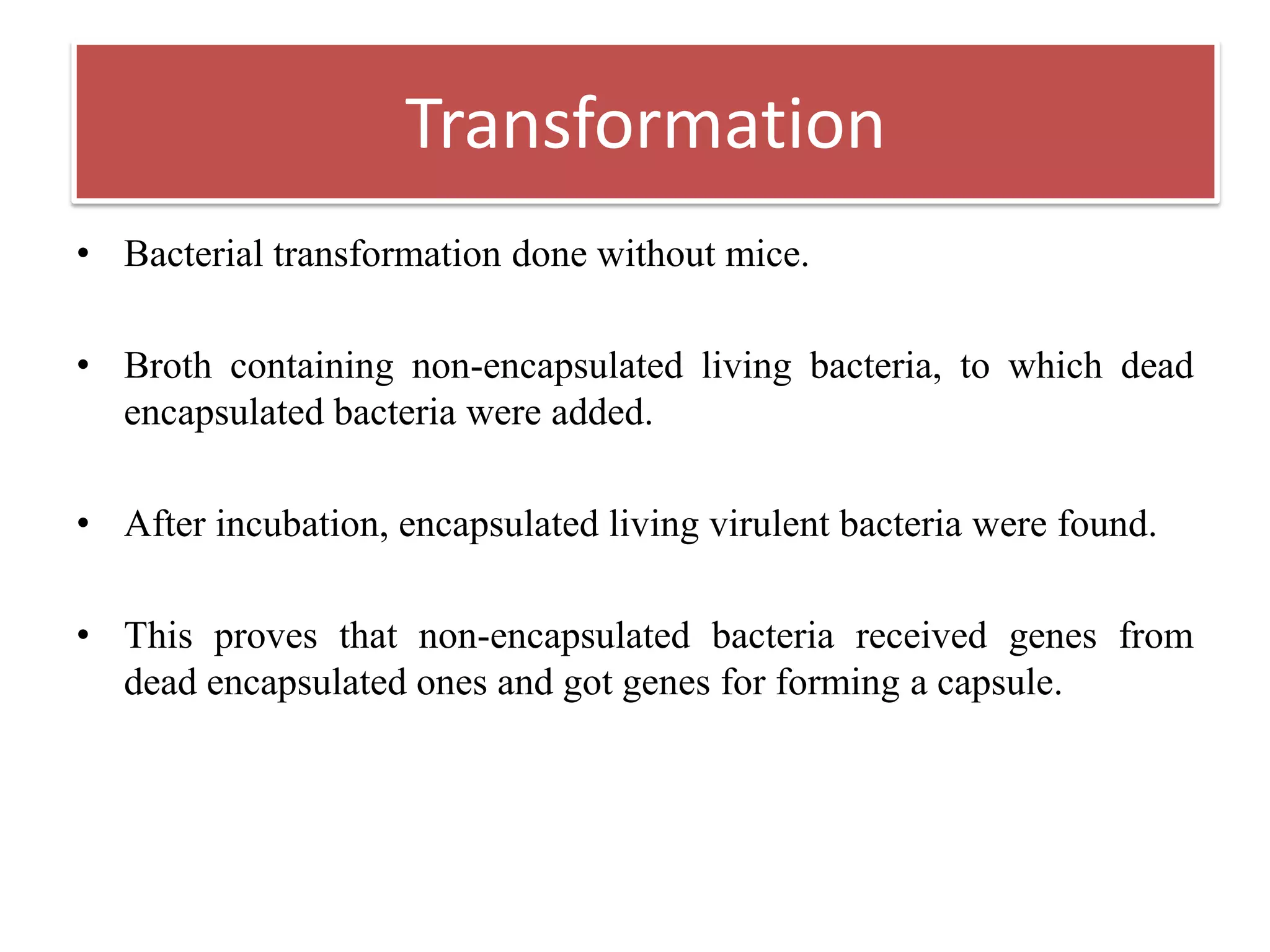 Bacterial recombination (1) | PPTX | Biotech and Biomedical Industry ...