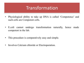 Bacterial recombination (1) | PPTX