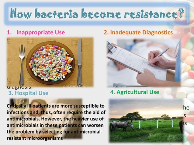 Bacterial resistance against antibiotics and it’s prevention | PPT