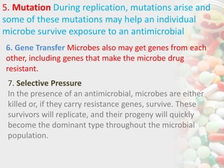 Bacterial resistance against antibiotics and it’s prevention | PPT