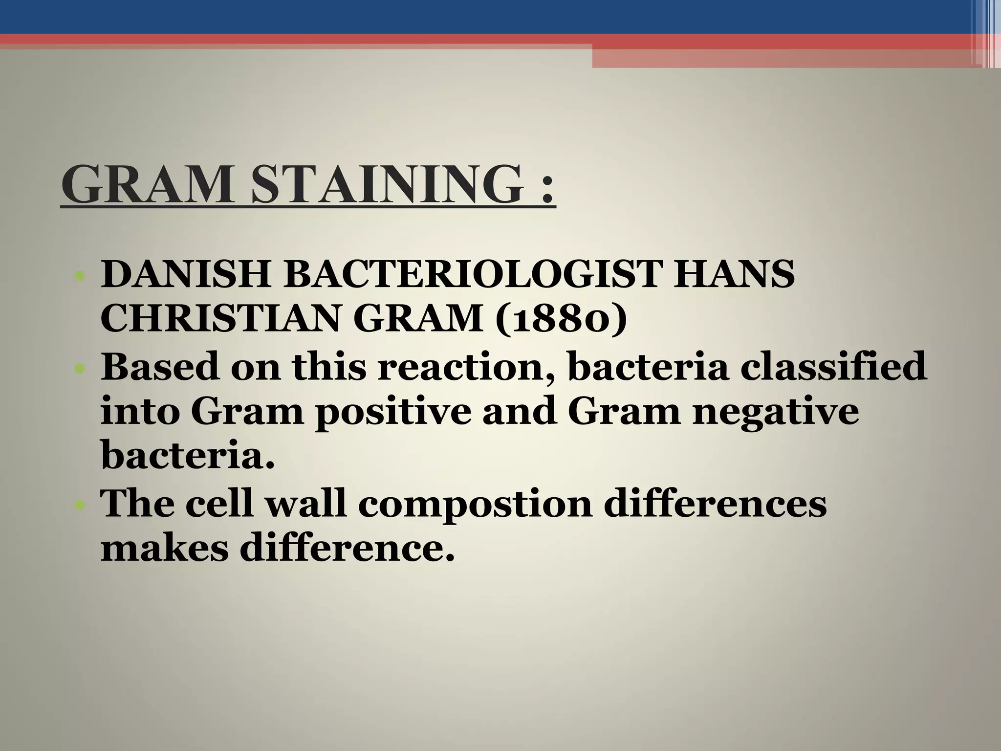 Bacterial staining | PPT