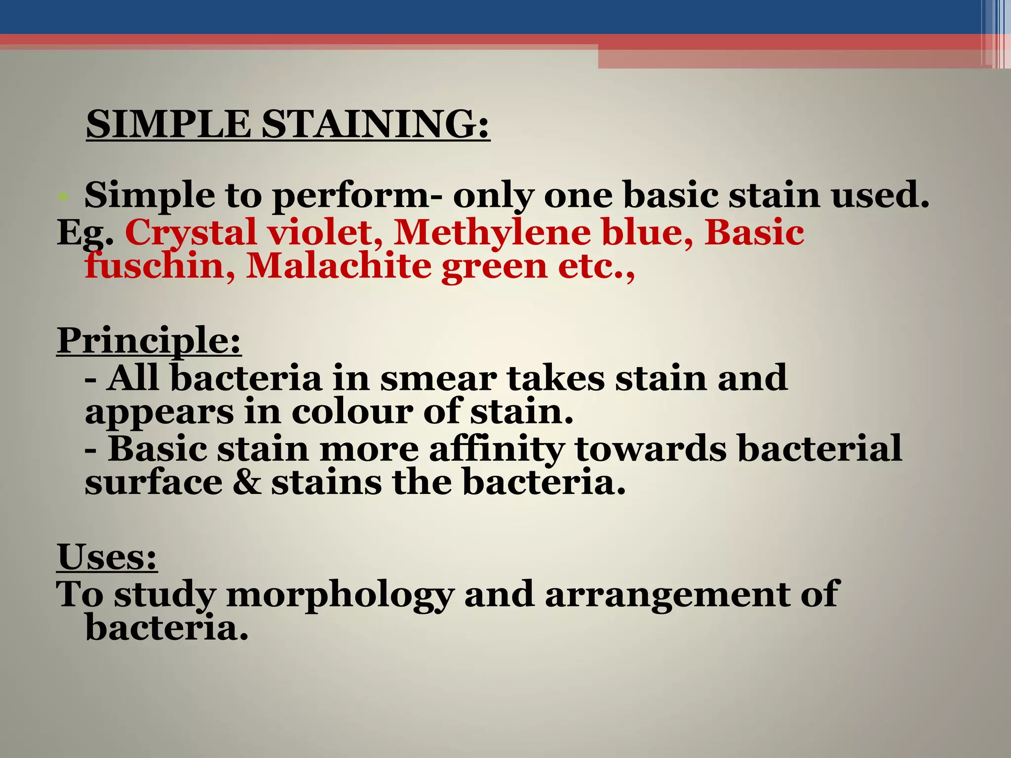 Bacterial staining | PPT
