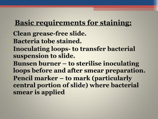 Bacterial staining | PPT