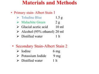 Bacterial staining | PPTX