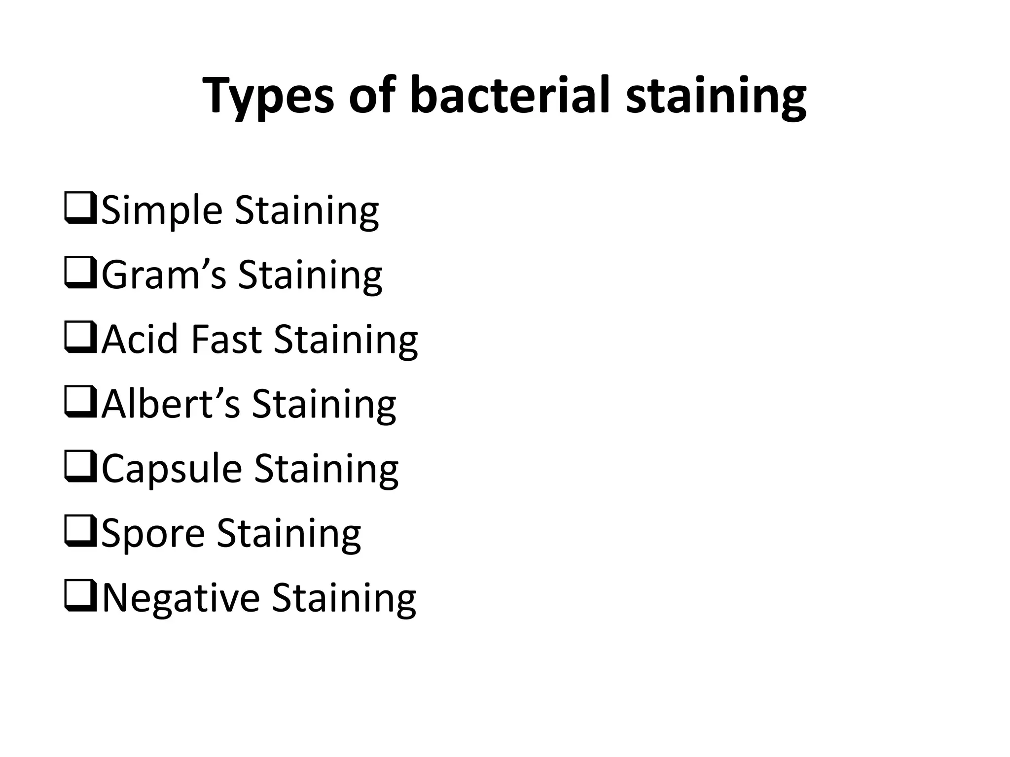 Bacterial staining methods | PPT