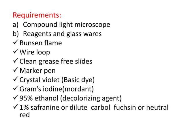 Bacterial Staining Methods Ppt