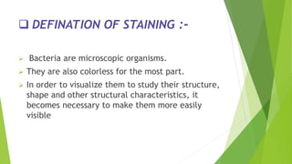 Bacterial staning by LALIT DHAKAR | PPT