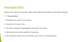 Bacterial Structure (Microbiology ).pptx
