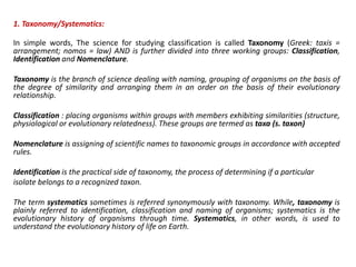 bacterial systematics in the diversity of bacteria | PPTX