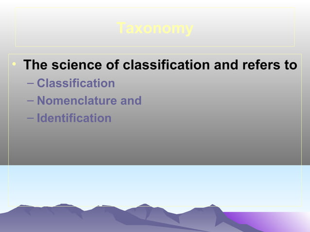 Bacterial taxonomy | PPT