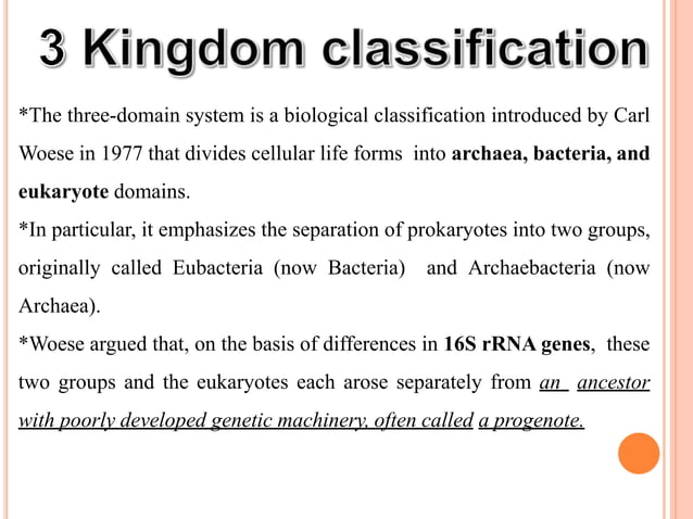 Bacterial taxonomy.pptx | Biological Sciences | Science