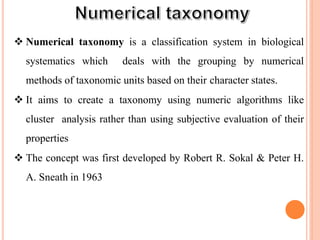 Bacterial taxonomy.pptx | Biological Sciences | Science