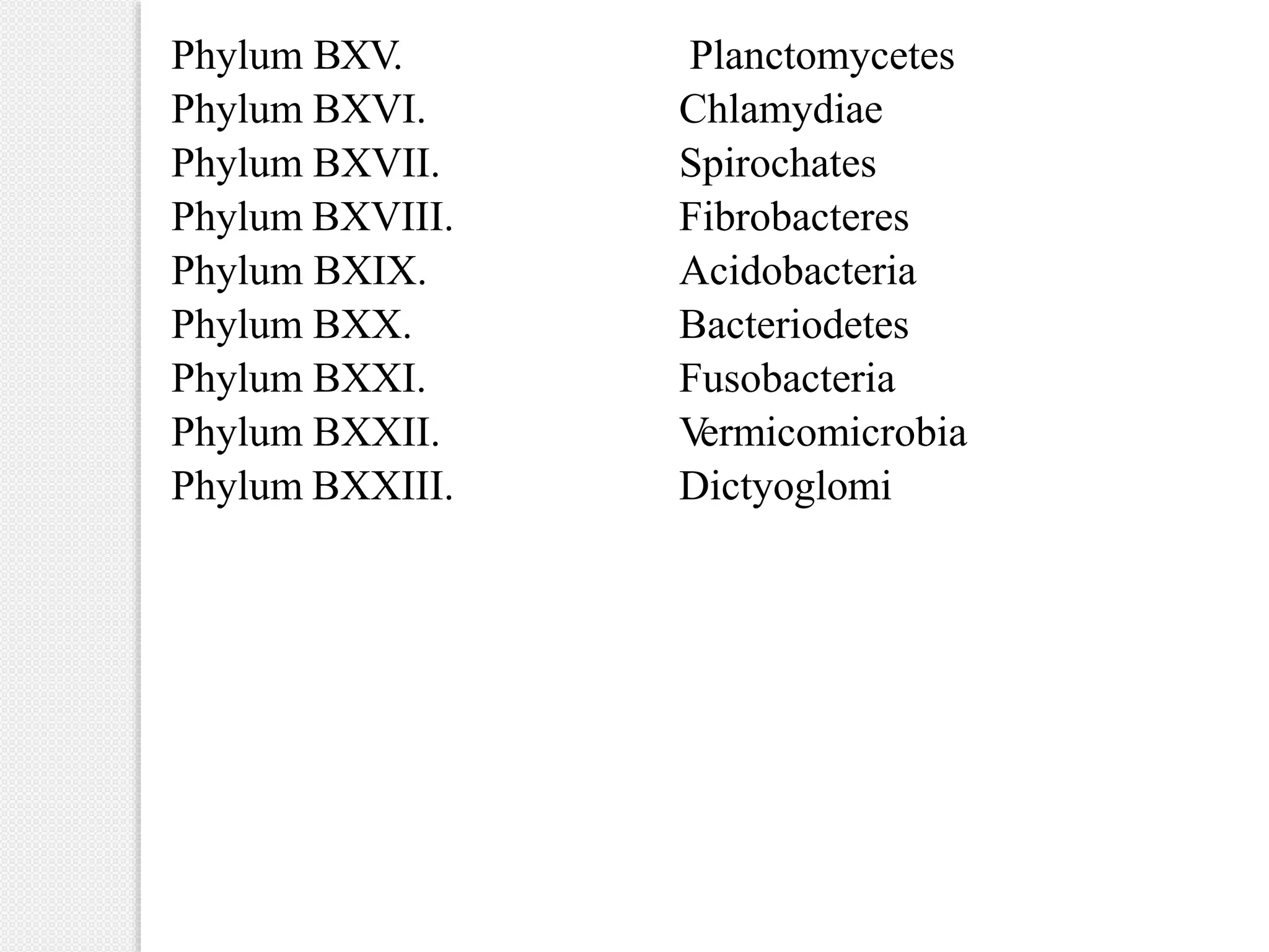 Bacterial Taxonomy 8 Pptx