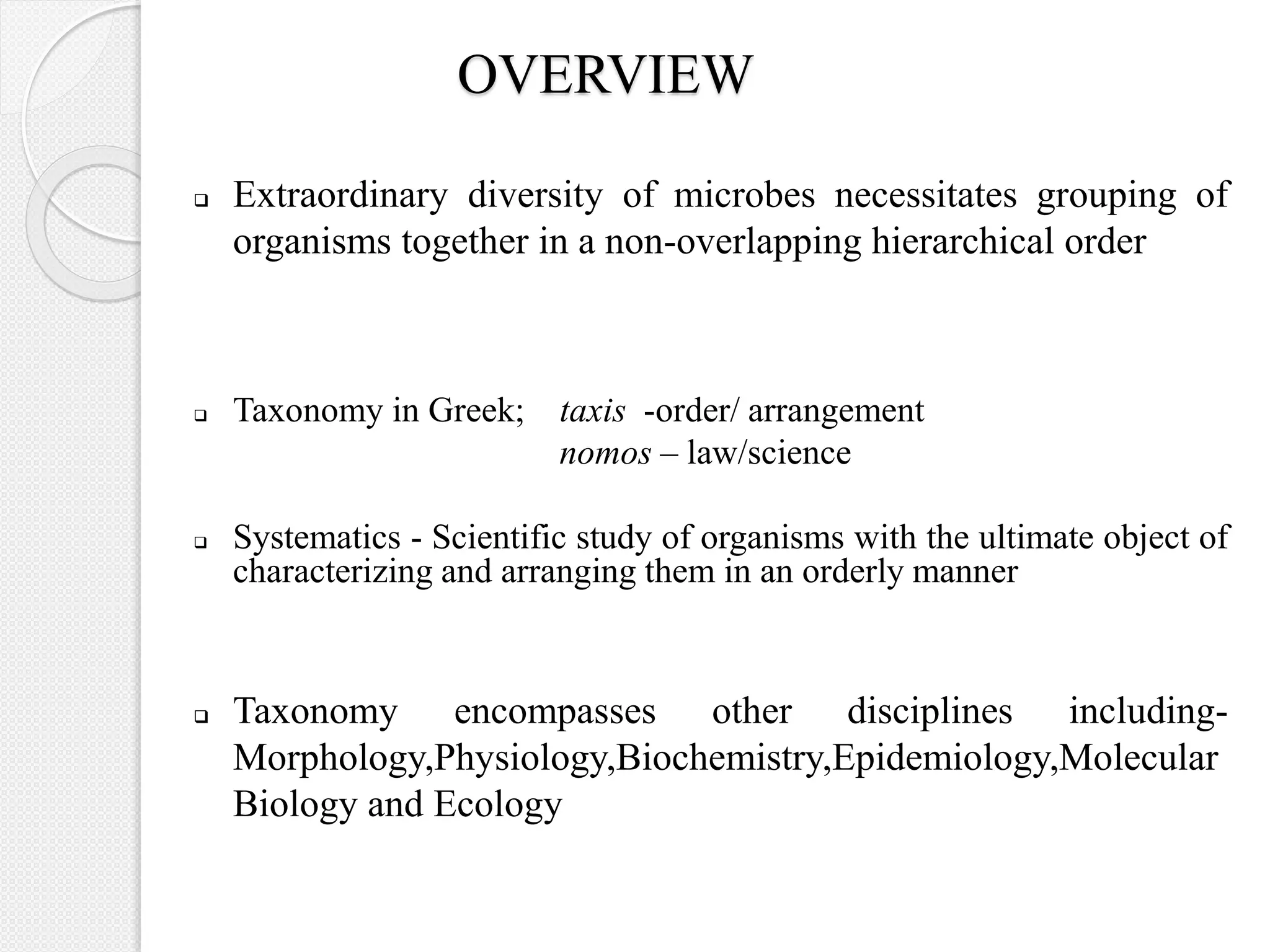 Bacterial taxonomy b sc mlt | PPTX