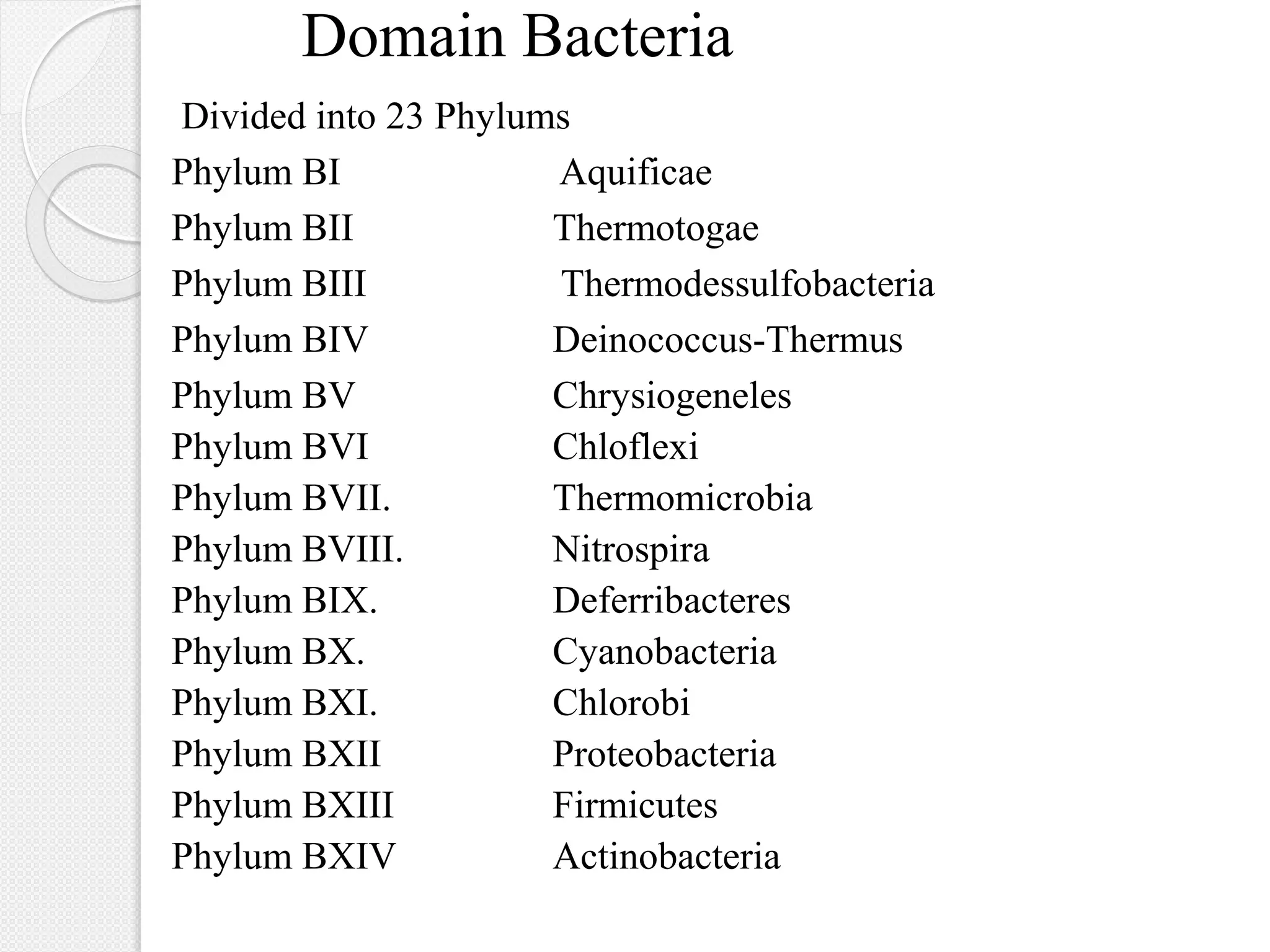 Bacterial taxonomy b sc mlt | PPTX