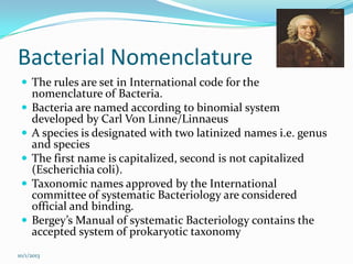 Bacterial taxonomy, pixel copy (2) | PPTX