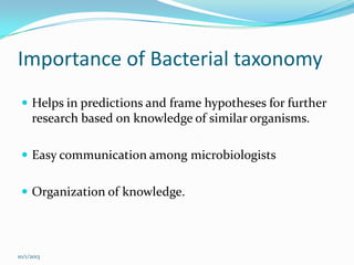 Bacterial taxonomy, pixel copy (2) | PPTX | Biological Sciences | Science