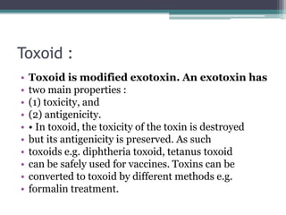 Bacterial toxins | PPTX
