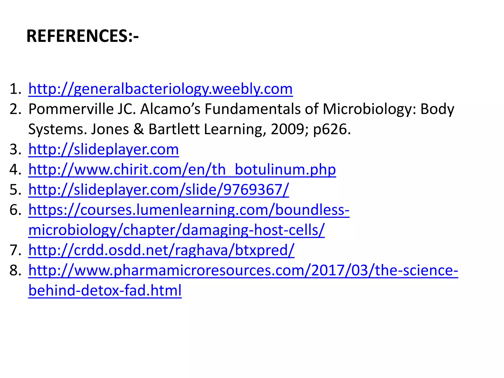 Bacterial toxin | PPTX