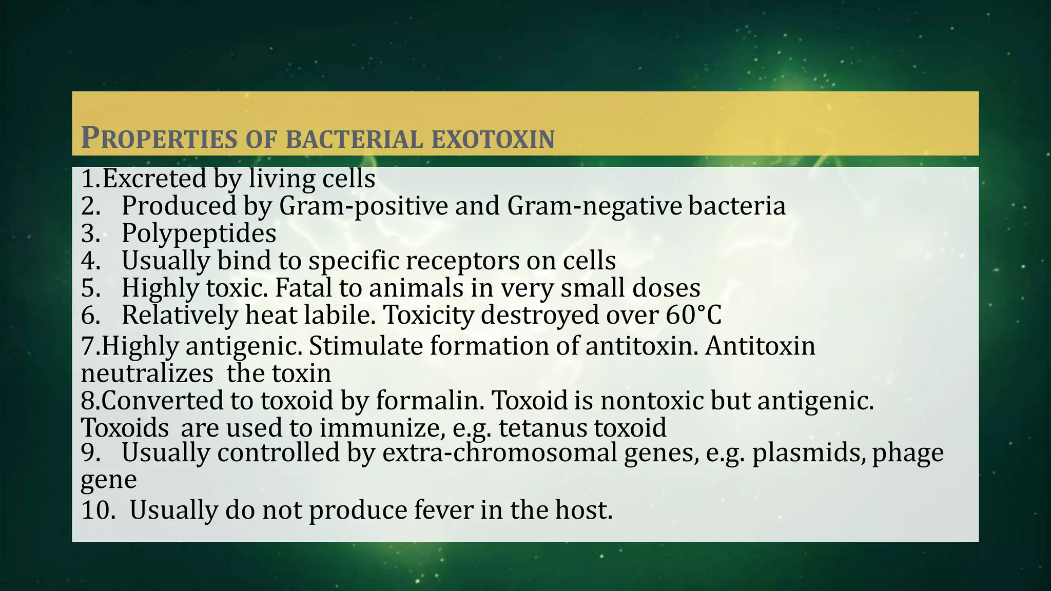 Bacterial toxoids | PPTX